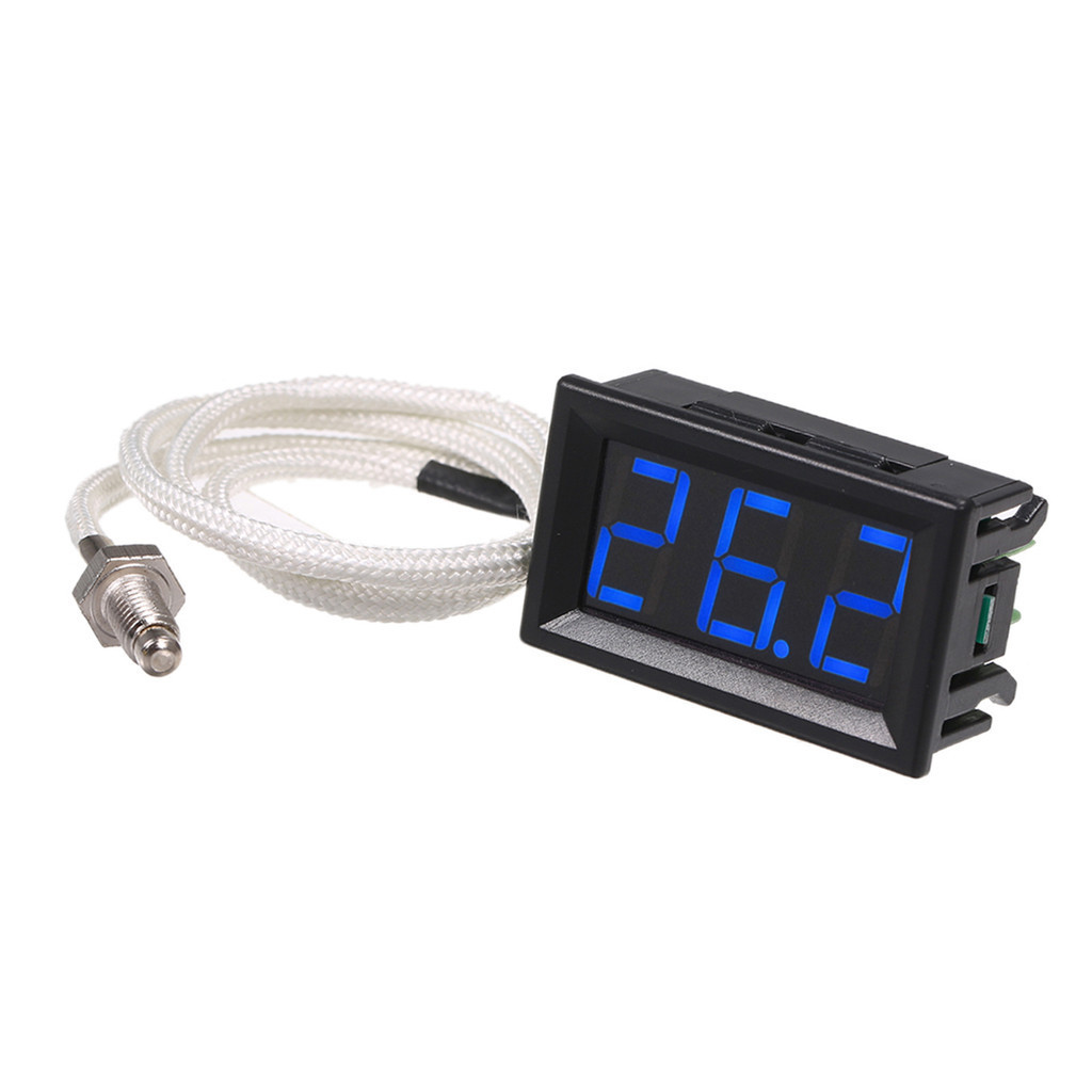 XH-B310 Industrial Digital Thermometer 12V Temperature Meter K-type M6 ...