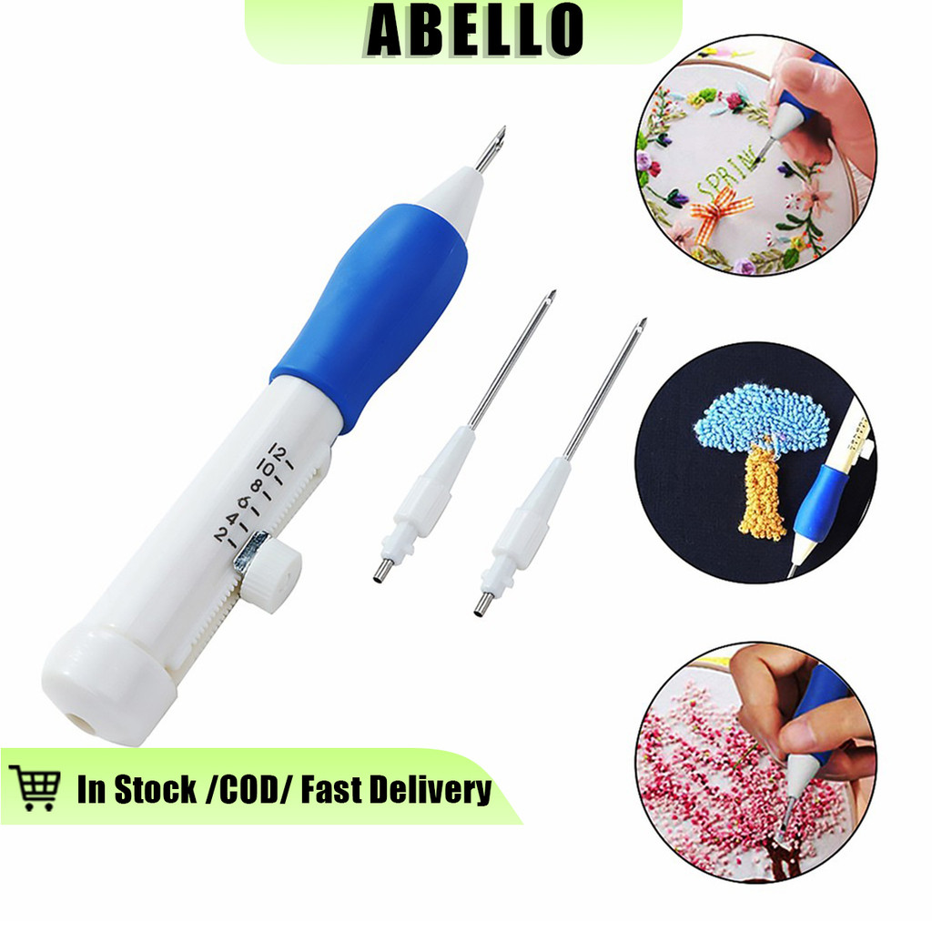 9pcs Embroidery Punch Needle Hand Embroidery Set Punch Needle Kit Set ...
