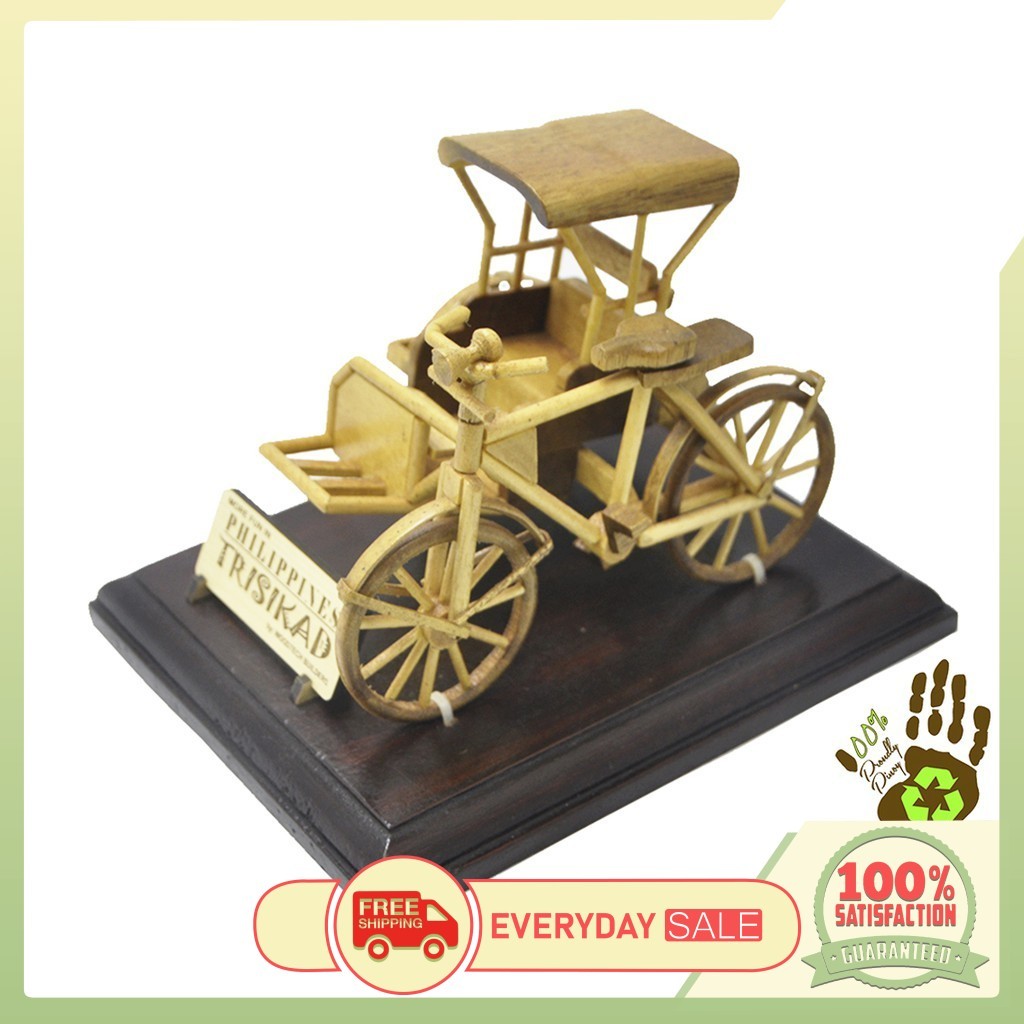 Simply Creative Wood Miniature Philippine Trisikad with Box | Shopee ...
