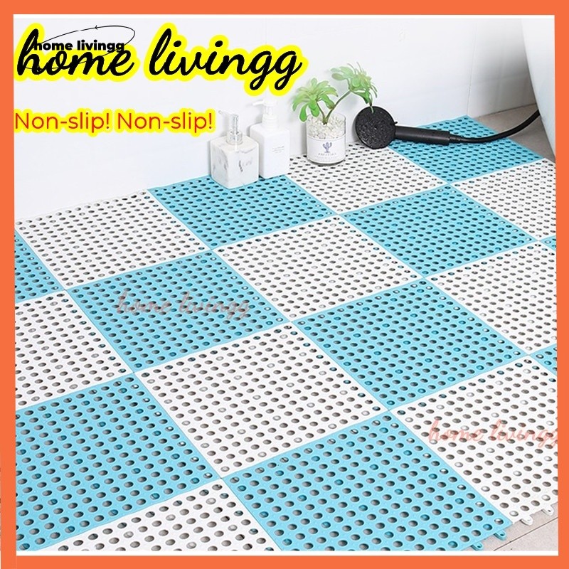 30x30cm Bathroom Shower Mat Non-Slip Bathmats PVC Floor Mats for Toilet ...