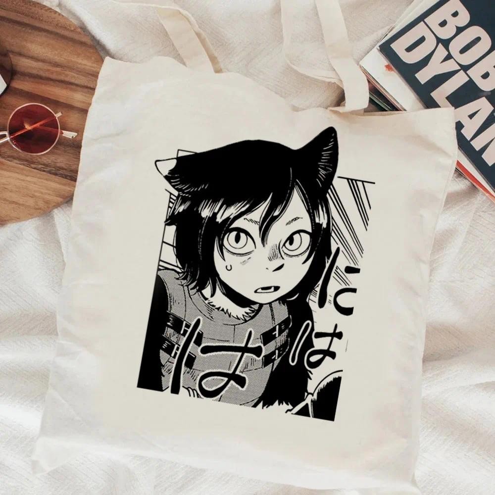 Dungeon Meshi shopping bag recycle bag bolsa bolso shopping handbag bag ...