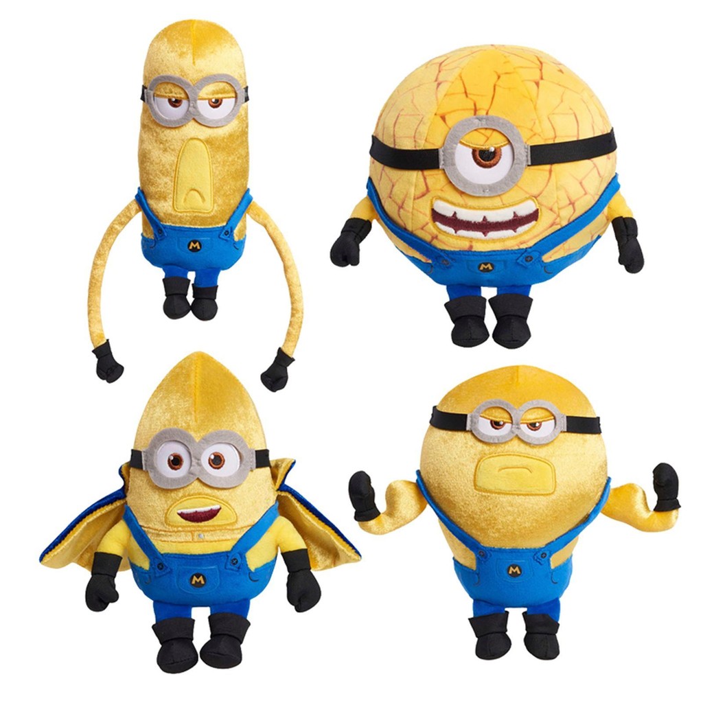 Despicable Me 4 Minions Plush Toy Cartoon Anime Kevin Stuart Jeff Bob ...