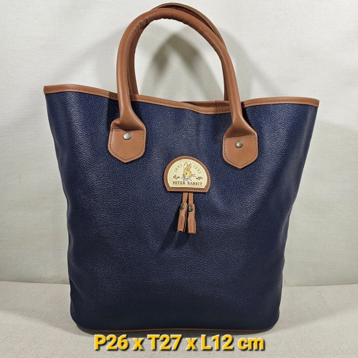 Peter Rabbit original japan tote bag navy blue PVC tote bag | Shopee ...