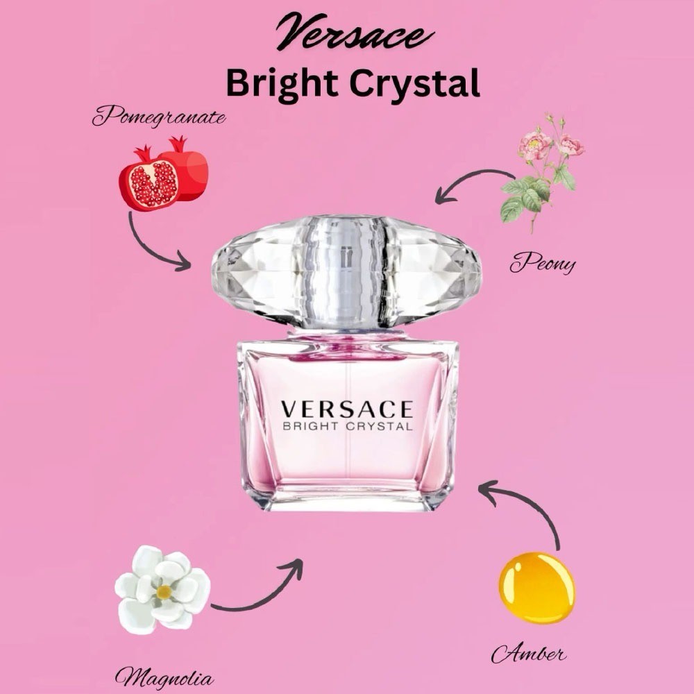 Versace Bright Crystal 100ML For Women EDT Jadore Oil Based Perfumes ...