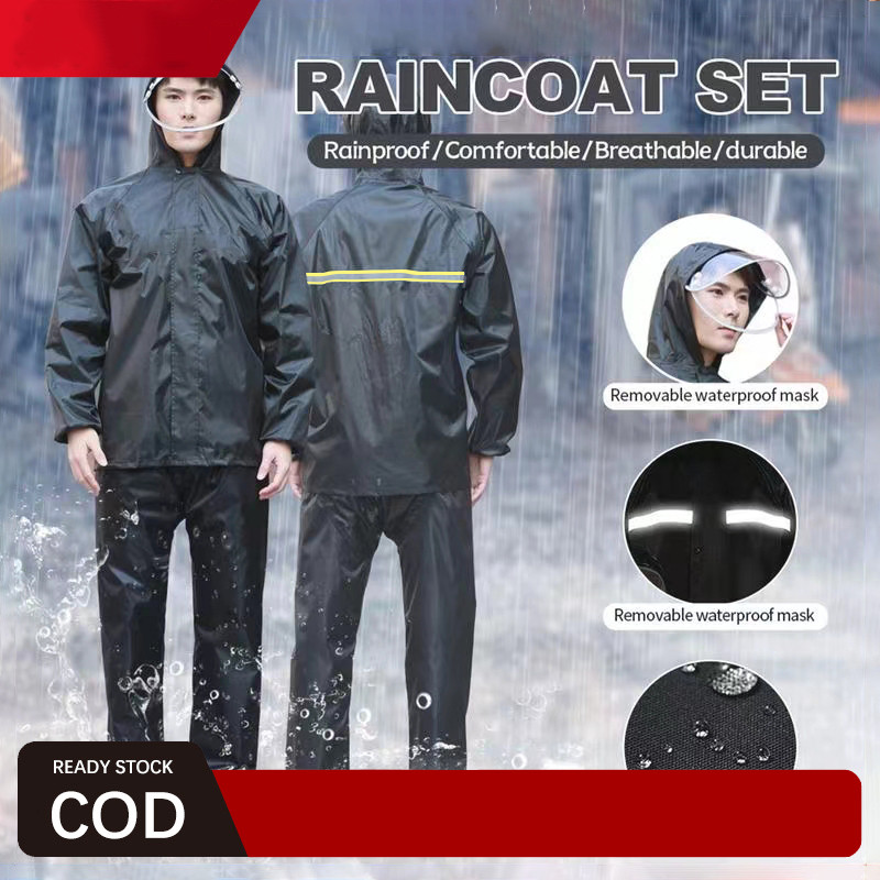 YOLO Titanium raincoat rubberized makapal kapote popular rain coat ...