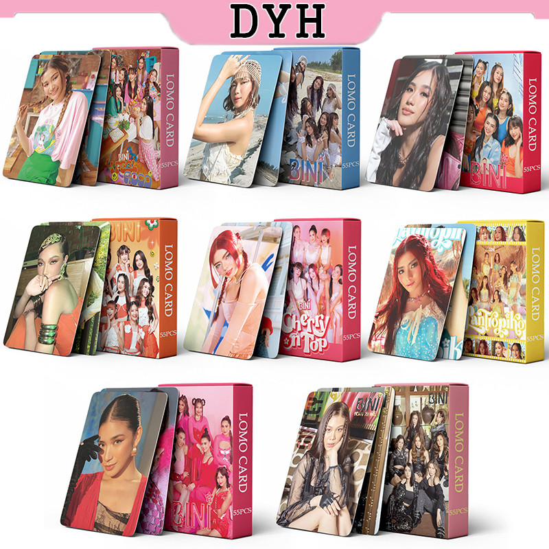 55pcs/box BINI LOMO Card Photo card CHERRY ON TOP Pantropiko FEEL GOOD ...