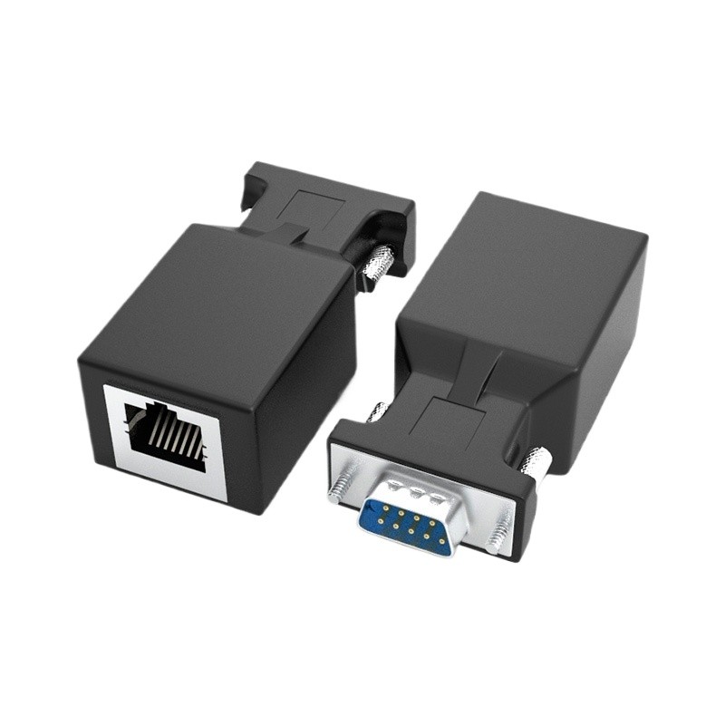 Db9 to rj45 Adapter RS232 Plug db9 Extender 9-Pin Serial Port to rj45 ...