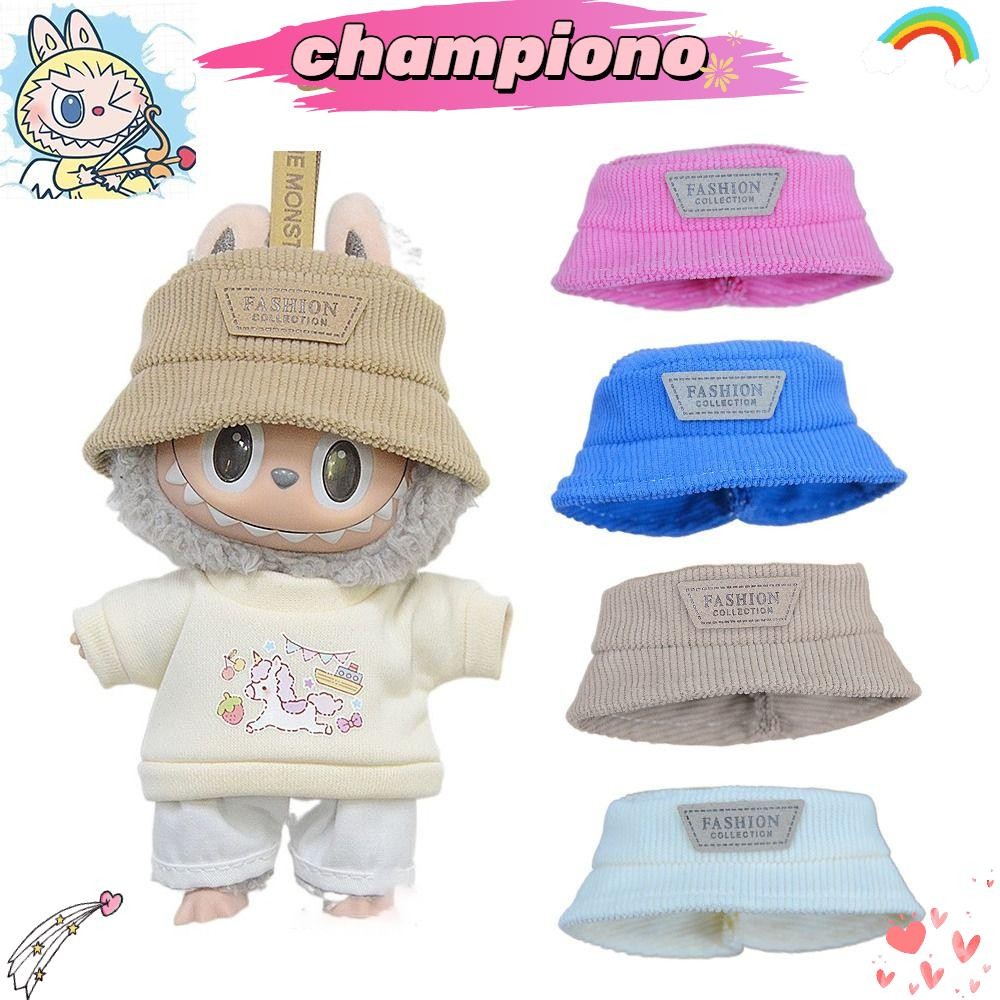 CHAMPIONO Labubu Doll Hat, Labubu Time To Chill Filled|Fisherman's Hat ...