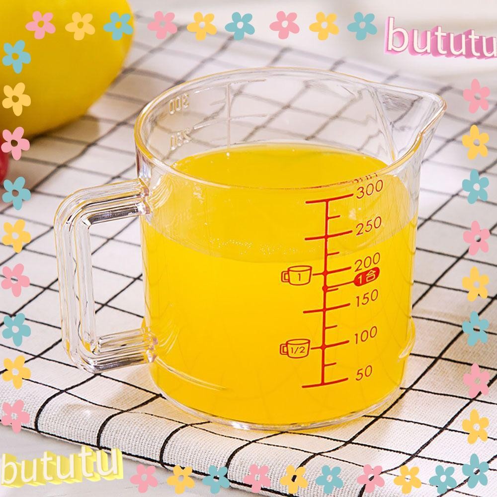 BUTUTU Measuring Cup, Plastic Transparent Graduated Cup, Convenient ...