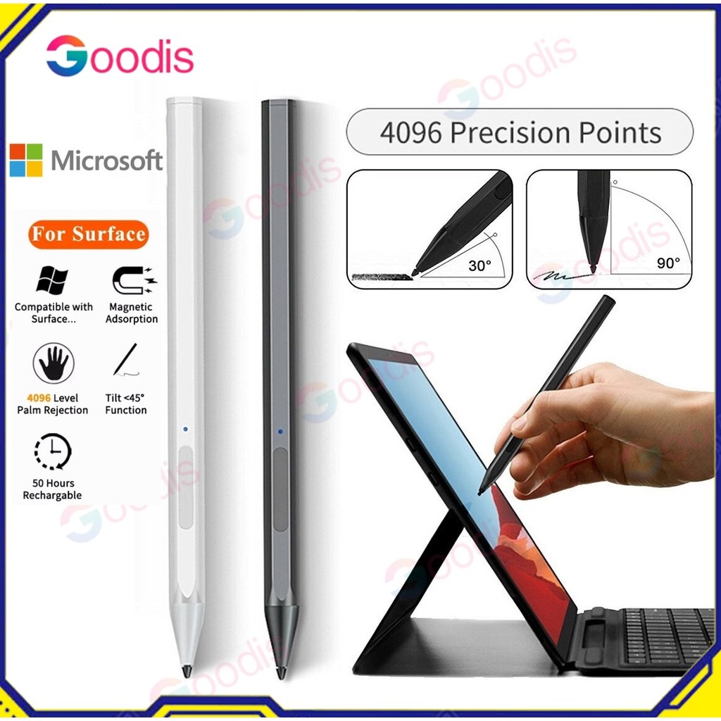 4096 Stylus Surface Pen For Microsoft Surface Pro 3 4 5 6 7 8 9 GO Book ...