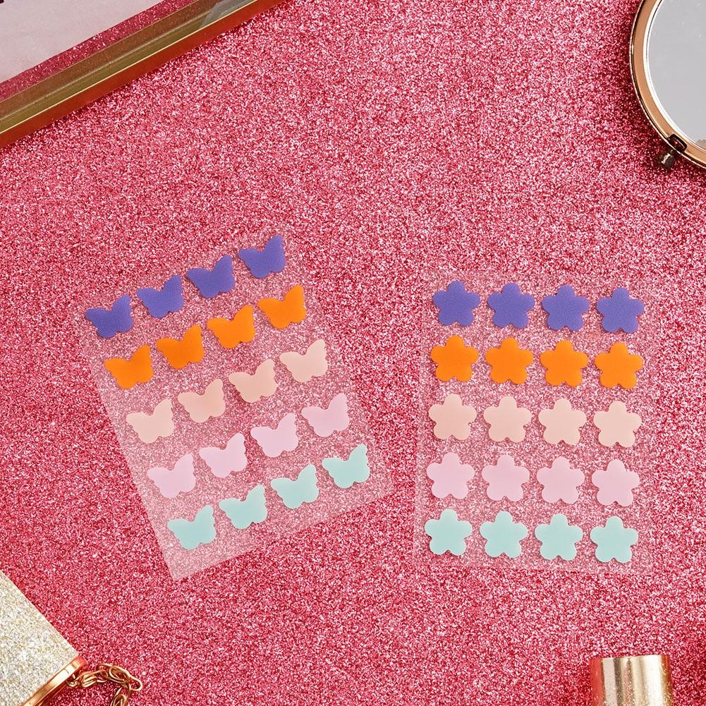 5 Color Cute Butterfly Shape Acne Patch Hydrocolloid Acne Marks Skin ...