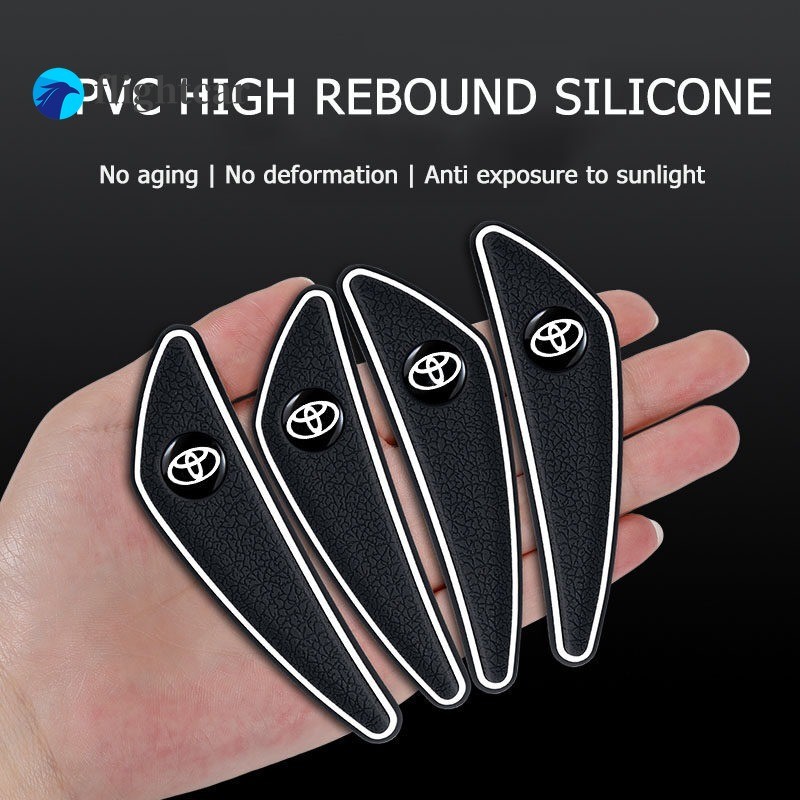 [4PCS] Car Door Corner Cover Bumper Anti Collision Protector Sticker ...