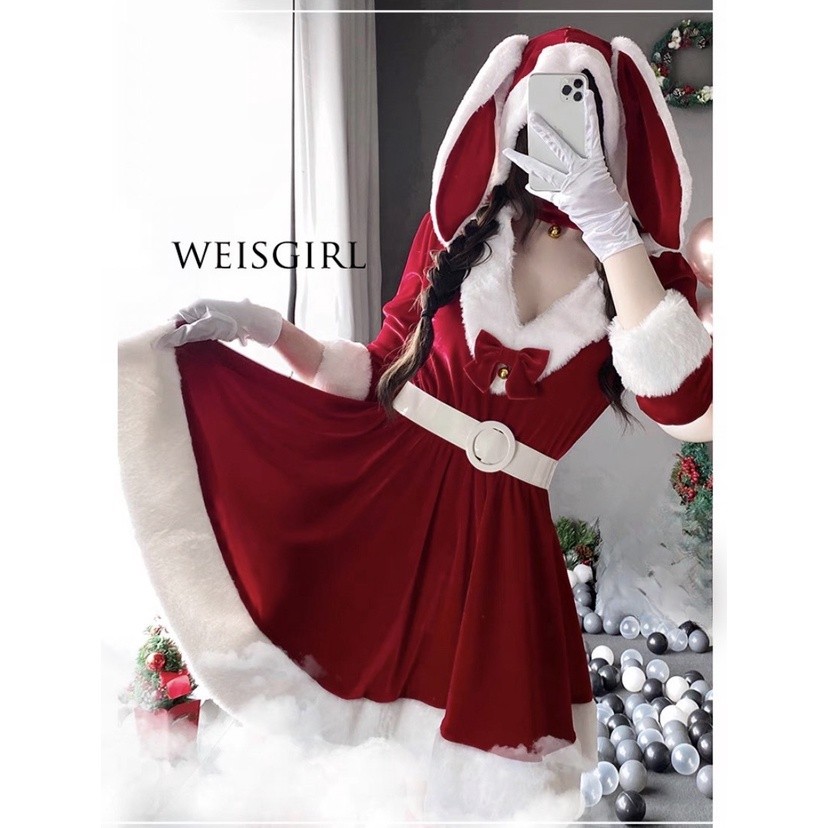 LJ77007 Santi Costume Women Santa Fancy Dress Christmas Express Send ...
