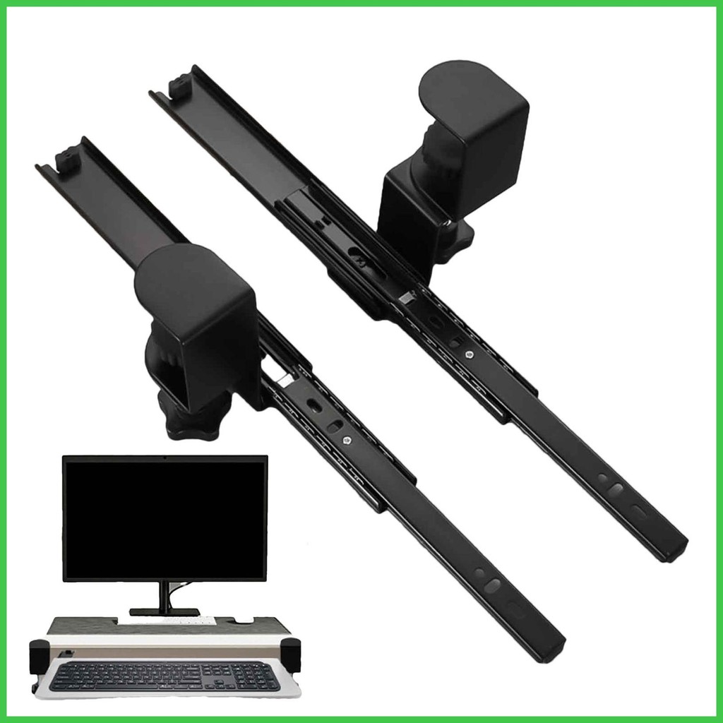 Pull out Keyboard Tray Slide Undermount Keyboard Tray Rail Height ...