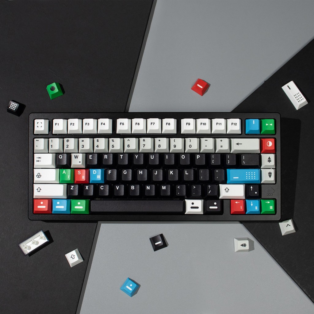 RESONANCE R2 Keycaps 1.7mm Icon PBT cherry Profile Keycaps for MX ...