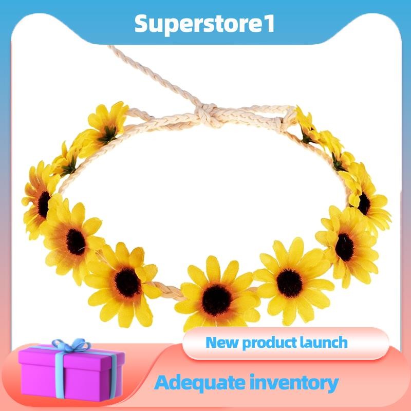 Autumn Sunflower Crown Bridal Tiara Holiday Hair with Sunflower Hair ...