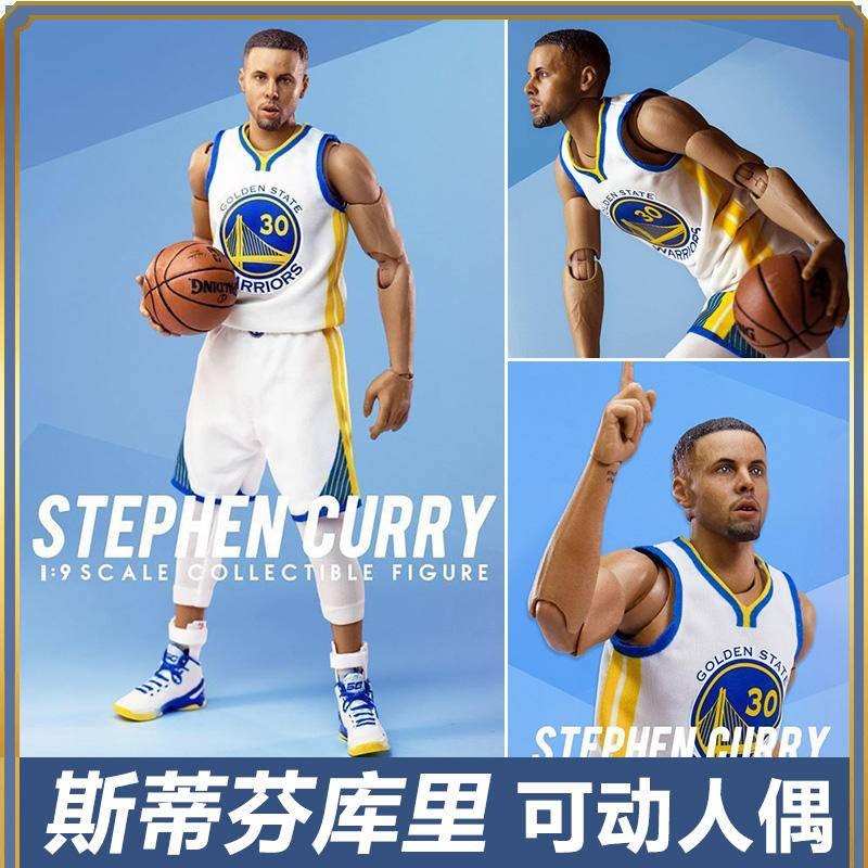 Nba Star Figure Stephen Curry Action Figure Warriors 1/9 Soldier Toy ...