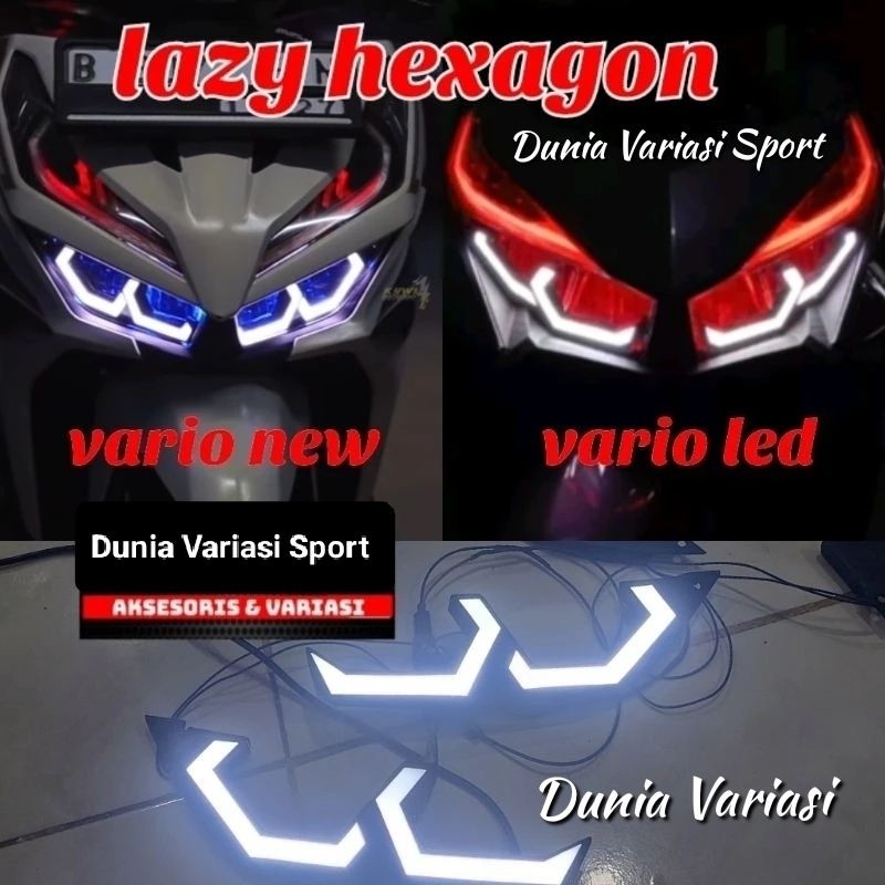 Lazy vario eyebrow lamp new 125 and 150 vario led old 125 150 hexagon ...