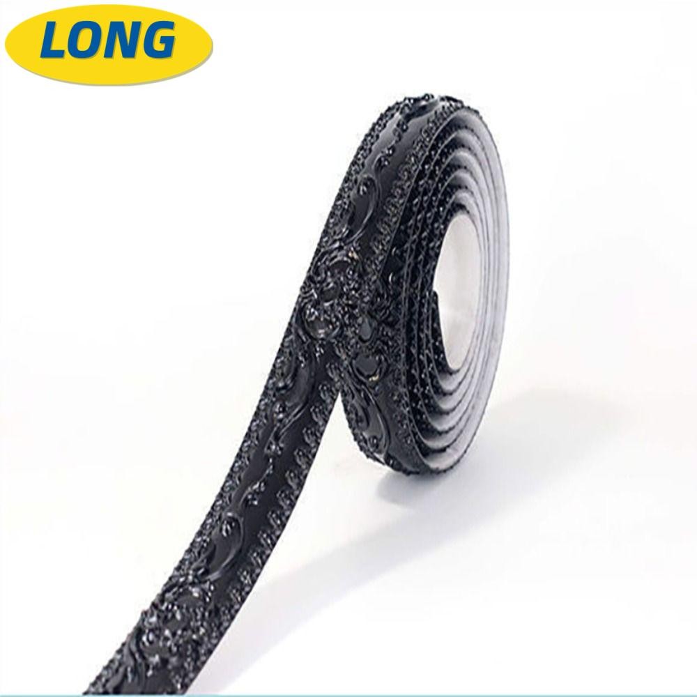 LONNGZHUAN Gypsum Line, PVC Black Crown Molding, Self-adhesive ...