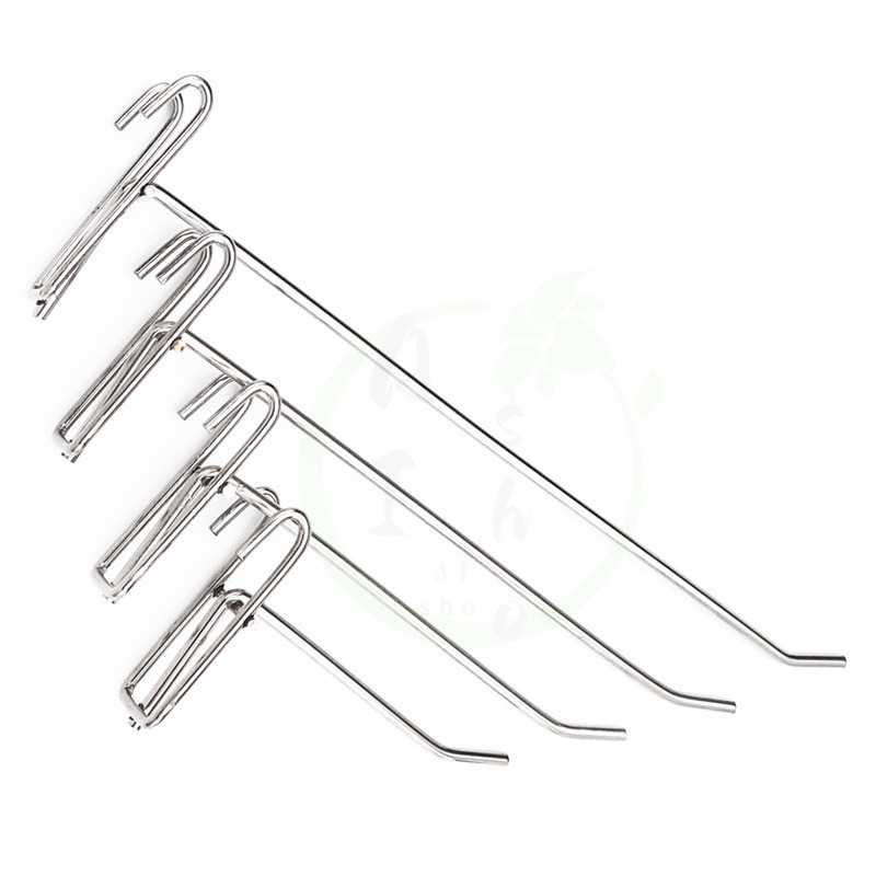 10pcs Mesh Rack Hook Peg Goods Display Shelf Hooks Supermarket Grid ...