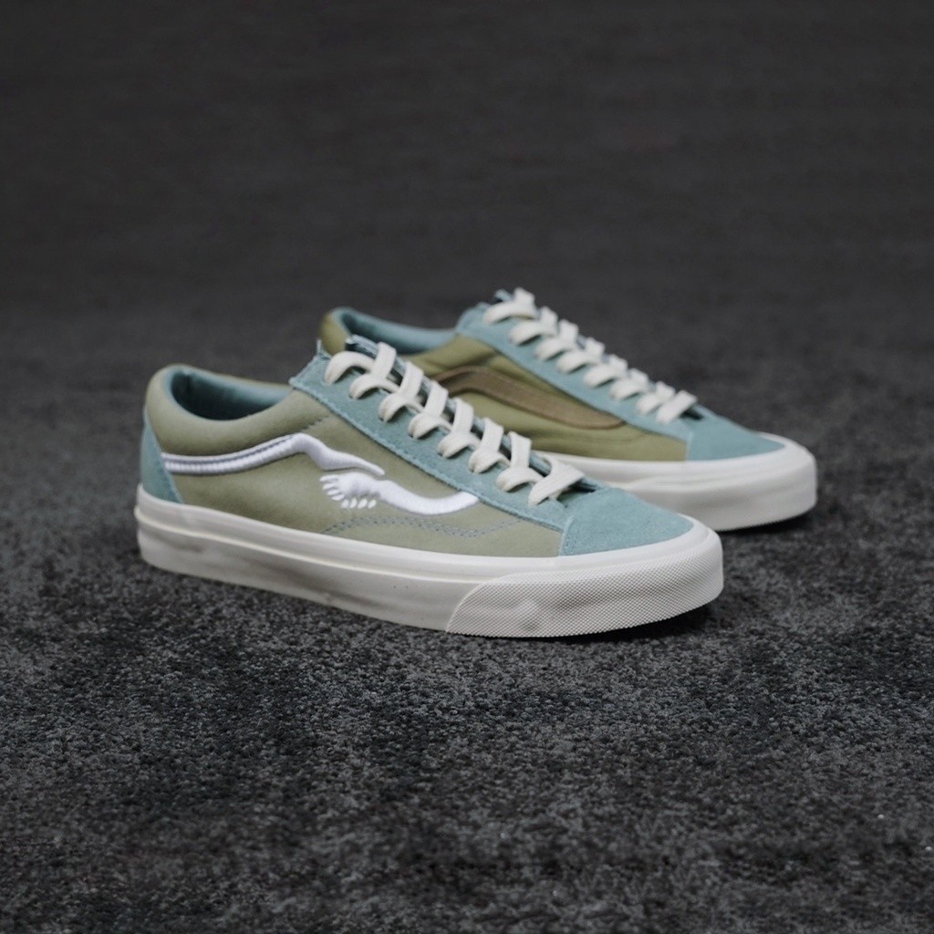 Notre x Vans Vault OG Style 36 LX Matcha Green Low Cut Casual Canvas ...