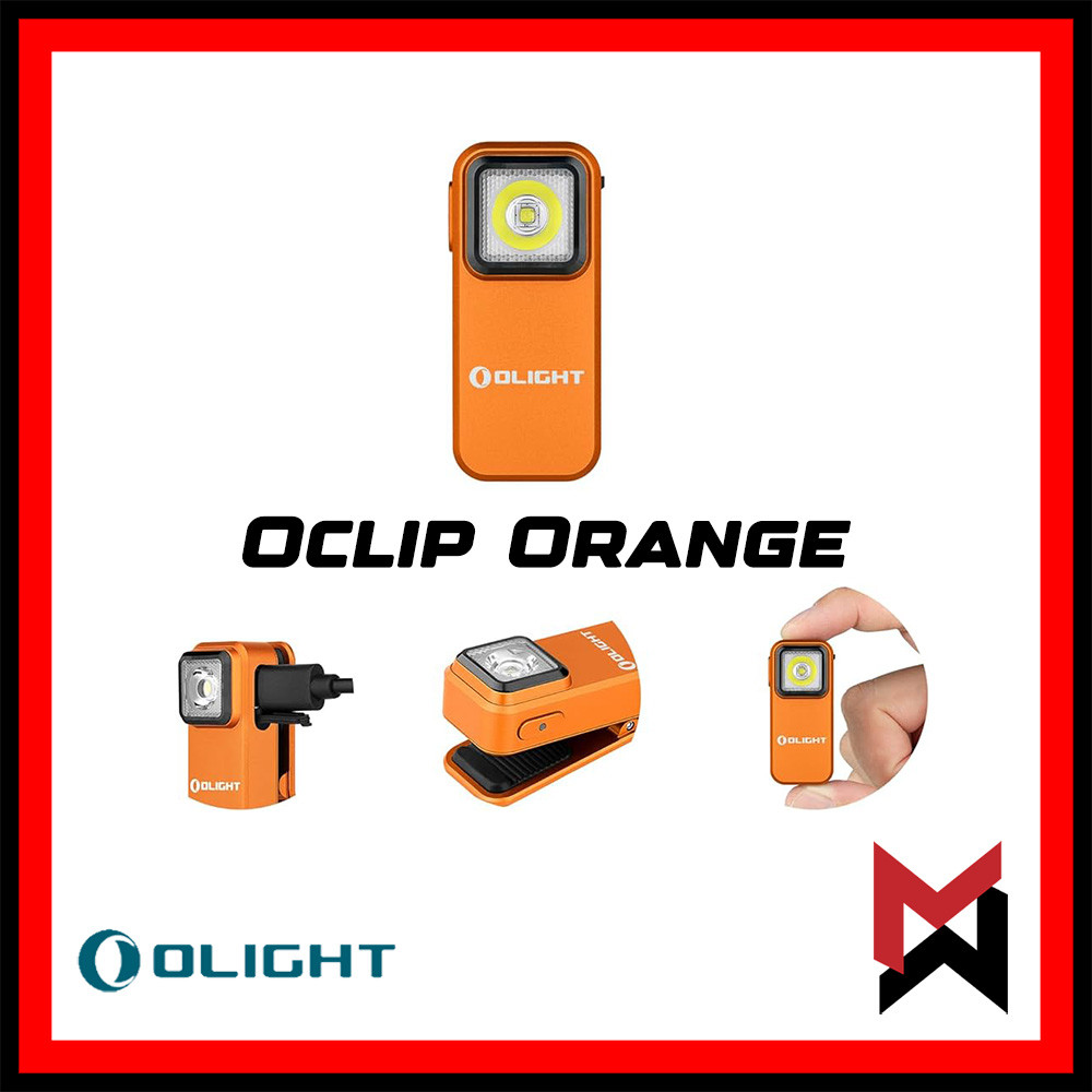 Olight Oclip OD Orange - Led Flashlight | Shopee Philippines