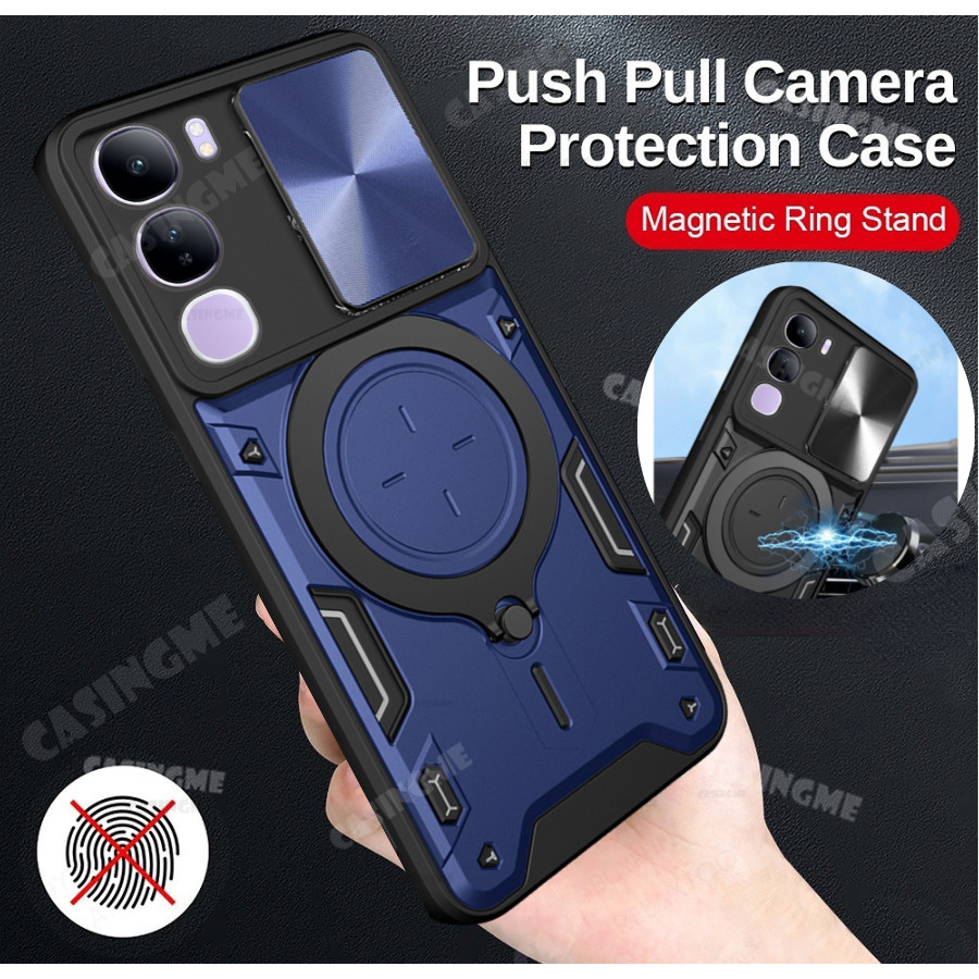 Vivo Y19s 2024 Shockproof Armor Push Pull Camera Protect Casing For ...