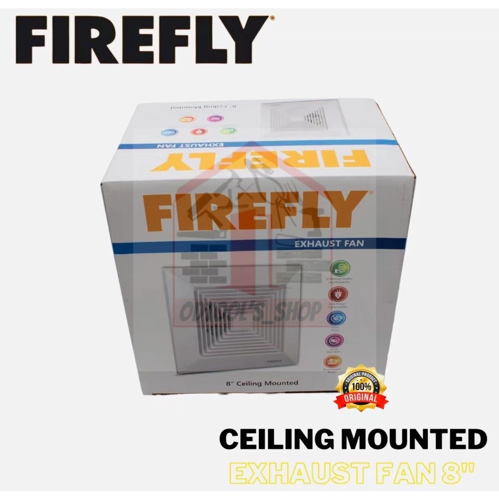 FIREFLY EXHAUST FAN / CEILING MOUNTED | Shopee Philippines