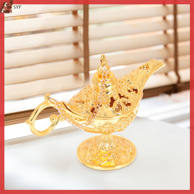 Golden Alloy Vintage Lampara Palamuti Pangdekorasyon Ornament para sa ...