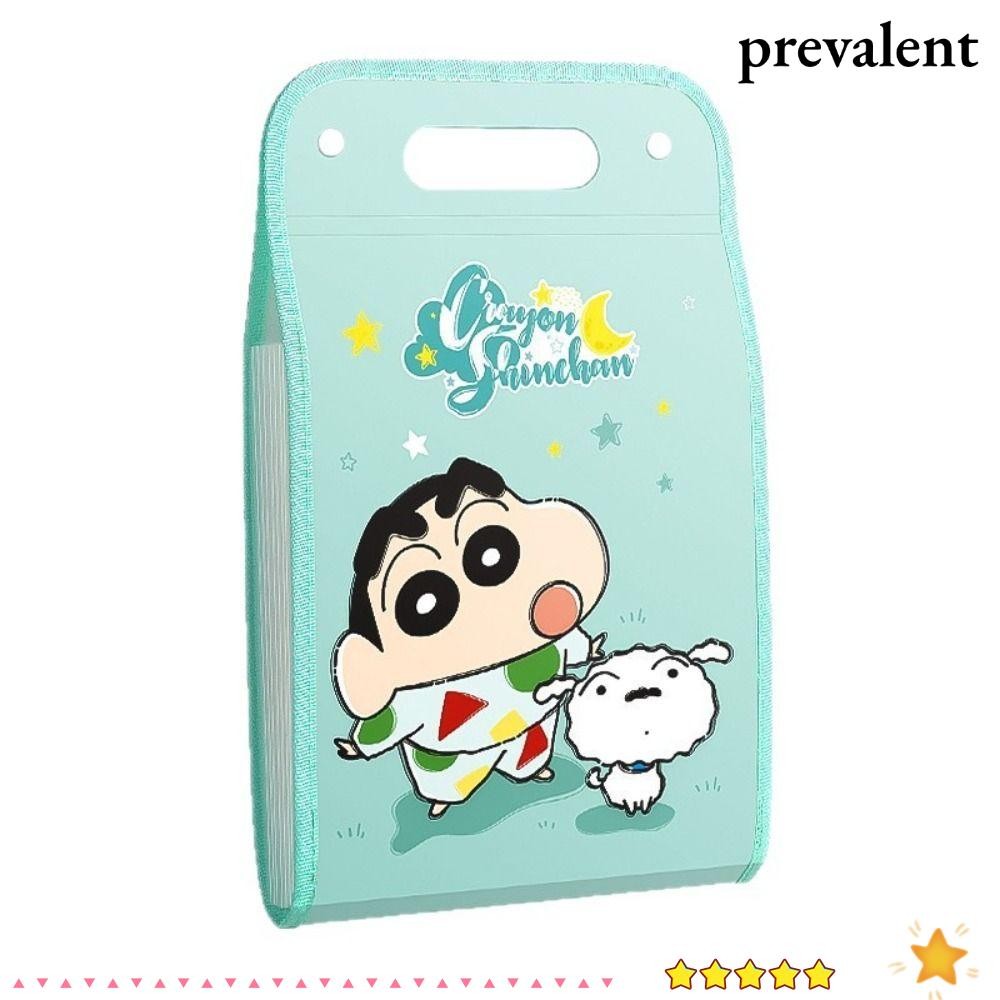 PREVALENT File Bag, A4 Handheld A4 File Folder, Simple Crayon Shin-chan ...