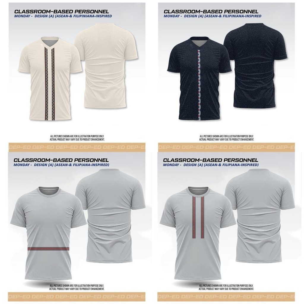 2025 NEW DEPED UNIFORMS MONDAY TUESDAY &WEDNESDAY THURSDAY UNIFORM FOR ...