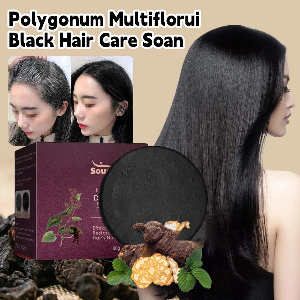 Hair Growth Soap/ Polygonum Multiflorum Shampoo 80g | Shopee Philippines
