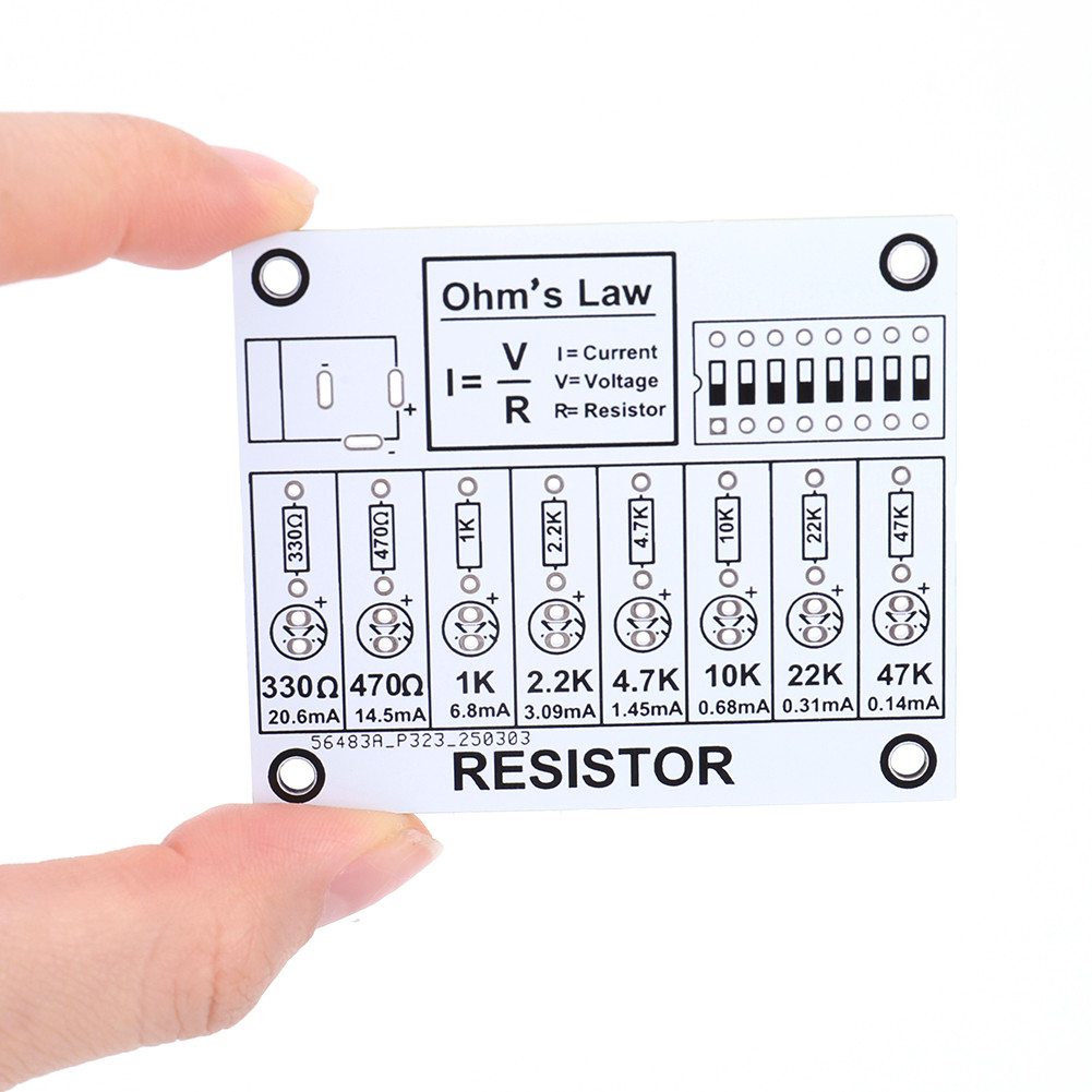 Ohms Law Soldering Practice Kit DIY Electronic Circuit Project Resistor ...