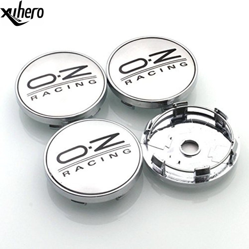 4PCS 60MM 2Color Car Rim Stickers Car Wheel Center Hub Caps Wheel Hub ...