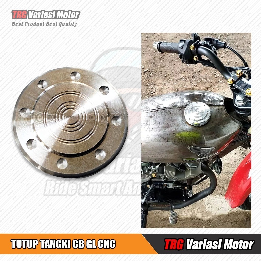 CB Tank Cover GL Vespa Excel CNC Tank Cover Round Wave Motif | Shopee ...