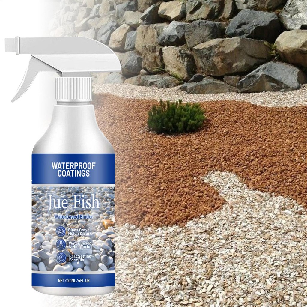 Gravel Binder Mulch Glue For Rocks Adhesive Sealer Spray Stabilizer ...