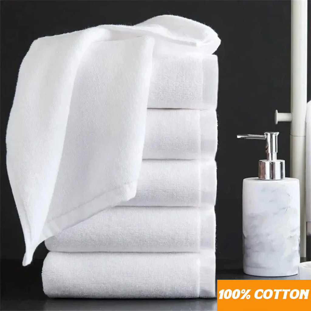 Face Towel & Bath Towel Set | 100% Cotton Quick Dry | Portable ...