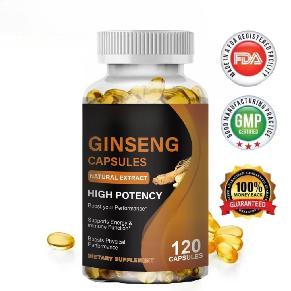 Ginseng Complex Capsules, containing Panax Ginseng and Red Ginseng, can ...