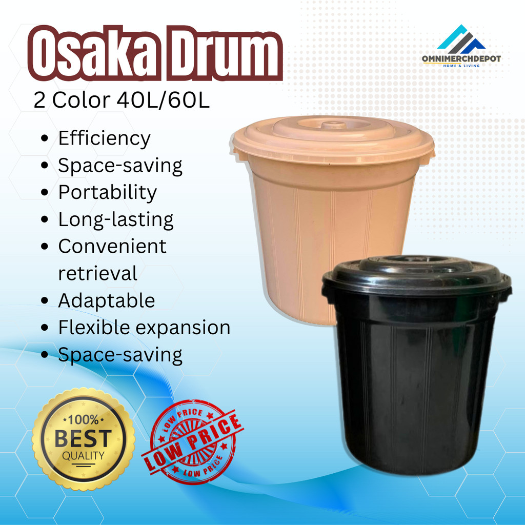 MegaMartPlace Osaka Drum water 40L/60L #1040 Water Drum Water Storage ...