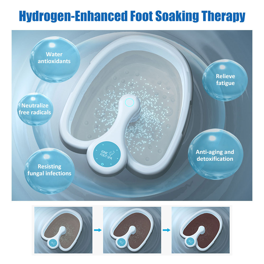 JBMBHC Electric Ionic Detox Foot Bath with Basin - Detox Foot Spa Foot ...