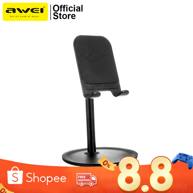 Awei X12 Desktop Stand for Universal Desktop Tablet and Mobile | Shopee ...