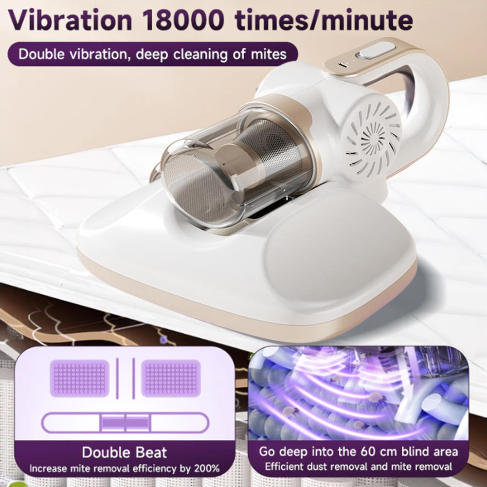 85000Pa Cordless Dust Mite Removal with UVC Light Portable Mopping ...