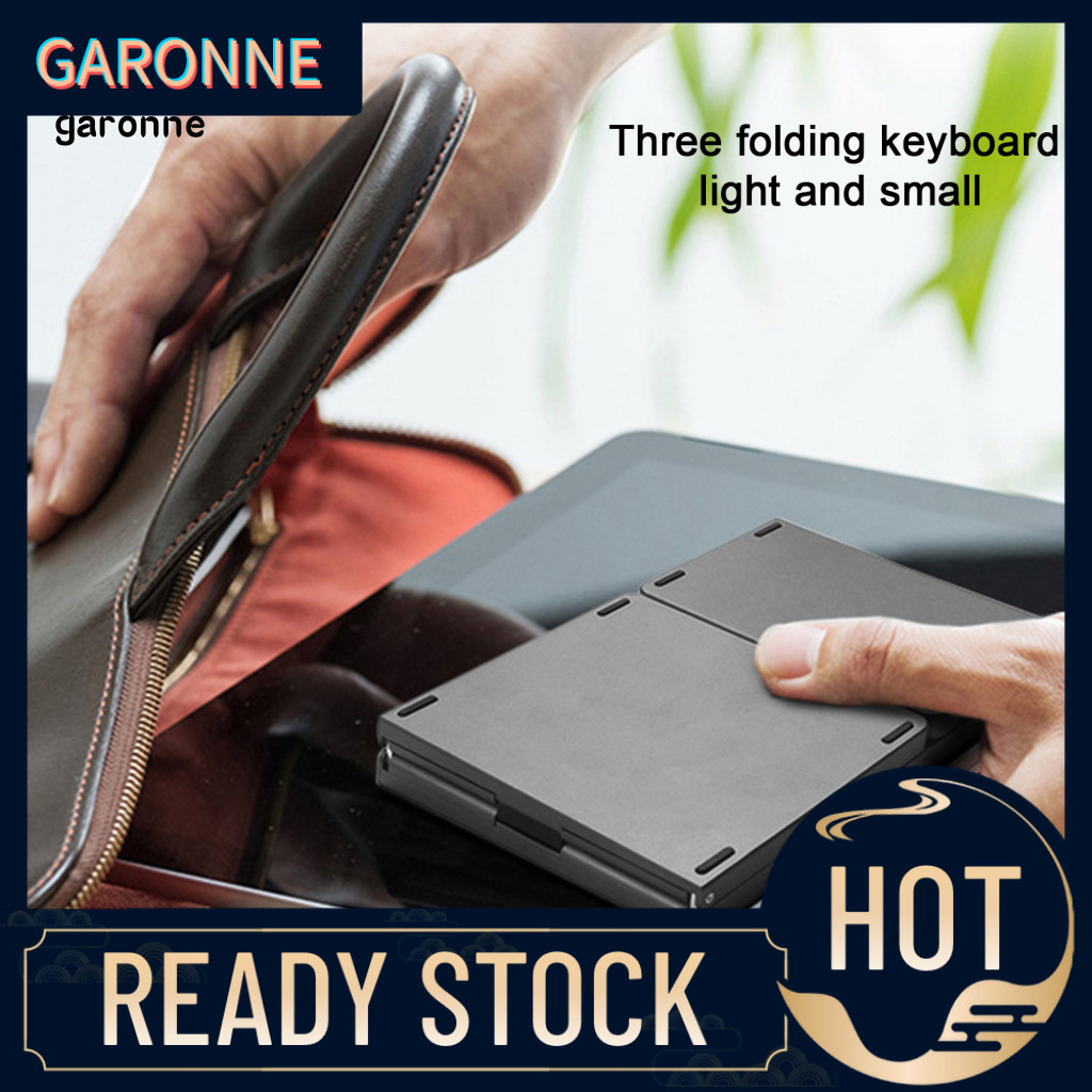 GAR B088 Foldable Keyboard Ergonomic Rechargeable Three Folding Long ...