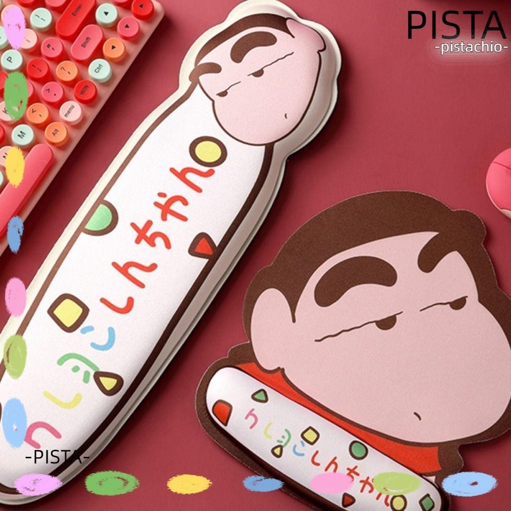 PISTA Wrist Rest Mouse Pad, Natural Rubber Anti-slip Hand Support Mouse ...