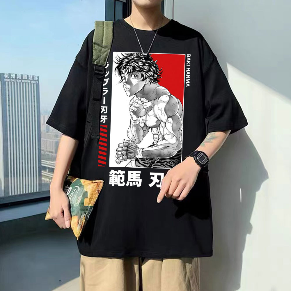 Round Long Big Size Baki The Grappler Korea Yujiro Hanma Viral Crew ...