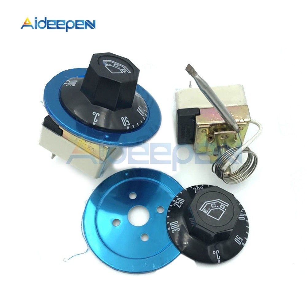 RQ+＞AC 220V 16A 30-110/50-300 Degrees Thermostat Switch Knob Liquid ...