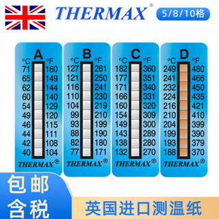 Thermometer Paper British thermax Thermal Sensitive Temperature Label ...