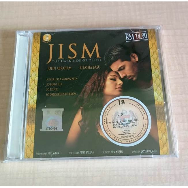 Jism Bollywood Hindi Movie VCD 2003 Film Bipasha Basu John Abraham ...