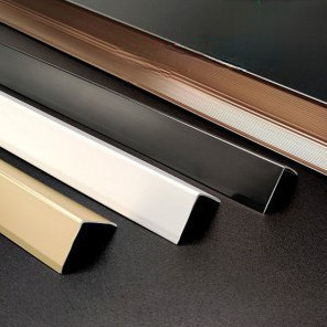 100cm L-shaped aluminum alloy strip, corner protection edge strip ...