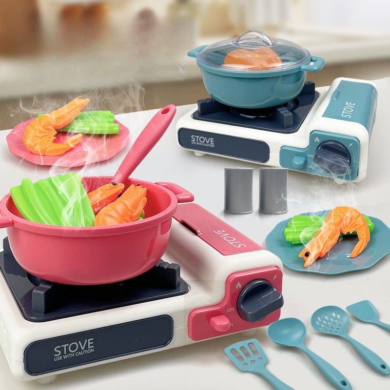 Kids Cooking Toy Children's Kitchen Baby Stove Pretend Play Kitchen ...